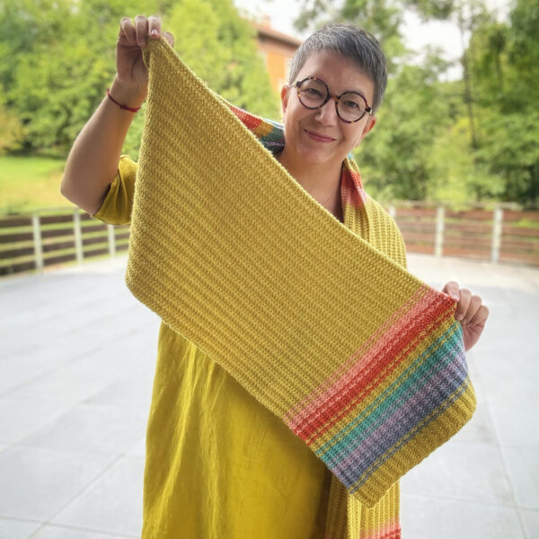 Cozy Karma Scarf / Wrap by Aimee DeBaun | mYak Tibetan Fibers