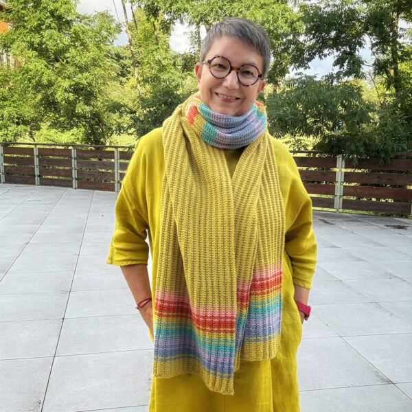 Cozy Karma Scarf / Wrap by Aimee DeBaun | mYak Tibetan Fibers